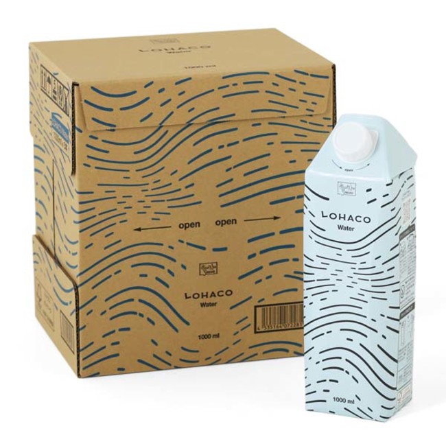 オリジナル天然水「LOHACO Water」、シリーズ初となる、紙パック容器（1L）で新登場！ | ニコニコニュース