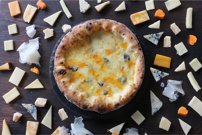 日本最多!? 14種のチーズをトッピング「14種のチーズのピザ」サンクトガーレン | ニコニコニュース