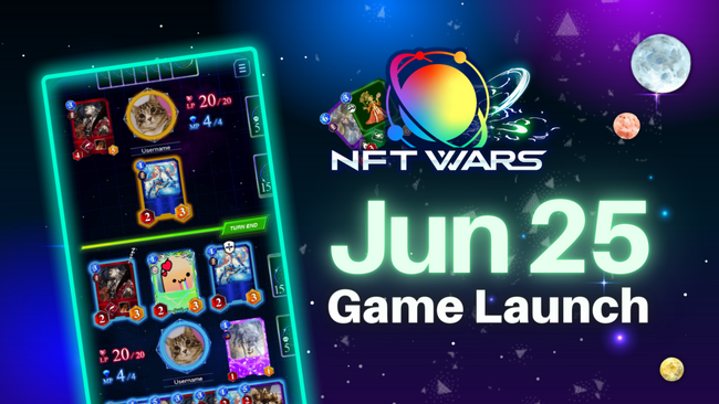 全てのNFTで遊べる世界を目指す「NFTWars」が6月25日にTCG Verseからリリース | ニコニコニュース
