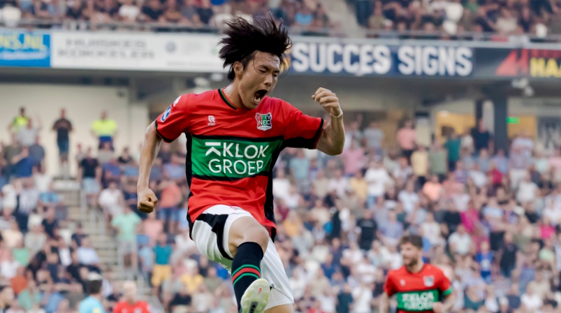 NEC小川航基、左足低空シュートで2試合連続ゴール！「相手GKの手に負えず」と現地賞賛 | ニコニコニュース