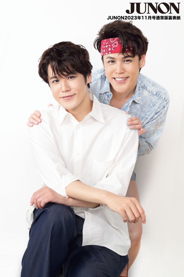 宮野真守さん&雅マモルさんが夢の共演！「JUNON」11月号の裏表紙に「頭がバグる！！」 | ニコニコニュース