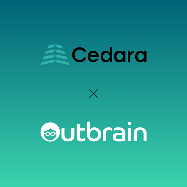 Outbrain、Cedara社との提携及びAI | ニコニコニュース