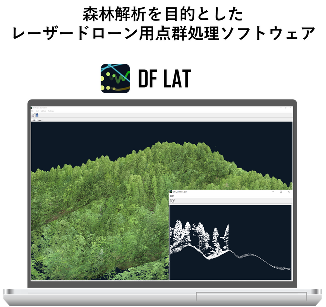 DeepForest Technologies、森林解析を目的としたレーザードローン用点群処理ソフトウェア「DF | ニコニコニュース
