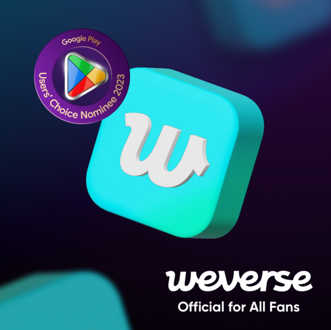 Weverse、Google Play「Google Play ベスト オブ 2023」にノミネート | ニコニコニュース