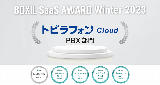トビラフォン Cloud、「BOXIL SaaS AWARD Winter 2023」PBX部門で「Good | ニコニコニュース