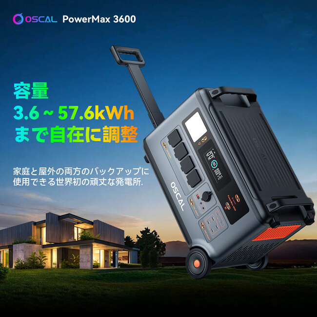 世界初の頑丈なポータブル電源への挑戦「OSCAL PowerMax | ニコニコニュース