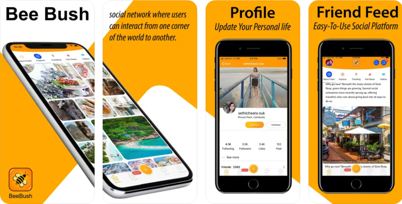 起業家も注目！ビジネス活用できる、カンボジア発の新世代SNS「Beebush」 | ニコニコニュース