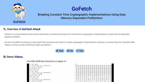 Appleの“Mシリーズチップ”から秘密鍵を盗む攻撃「GoFetch」 米研究者らが発表 | ニコニコニュース