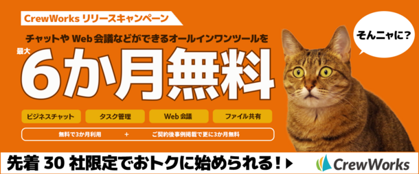 先着30社限定で最大6か月無料に！テクノ・マインド「CrewWorks」リリースキャンペーン | ニコニコニュース