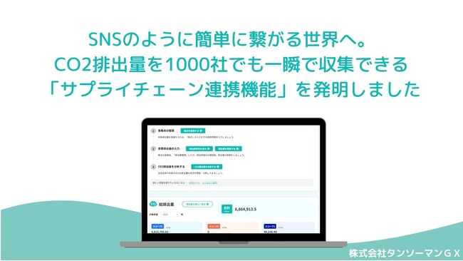 CO2見える化SaaS「タンソチェック」が上場企業や元請け向けにサプライチェーンのCO2排出量の1次データ収集を一瞬で | ニコニコニュース