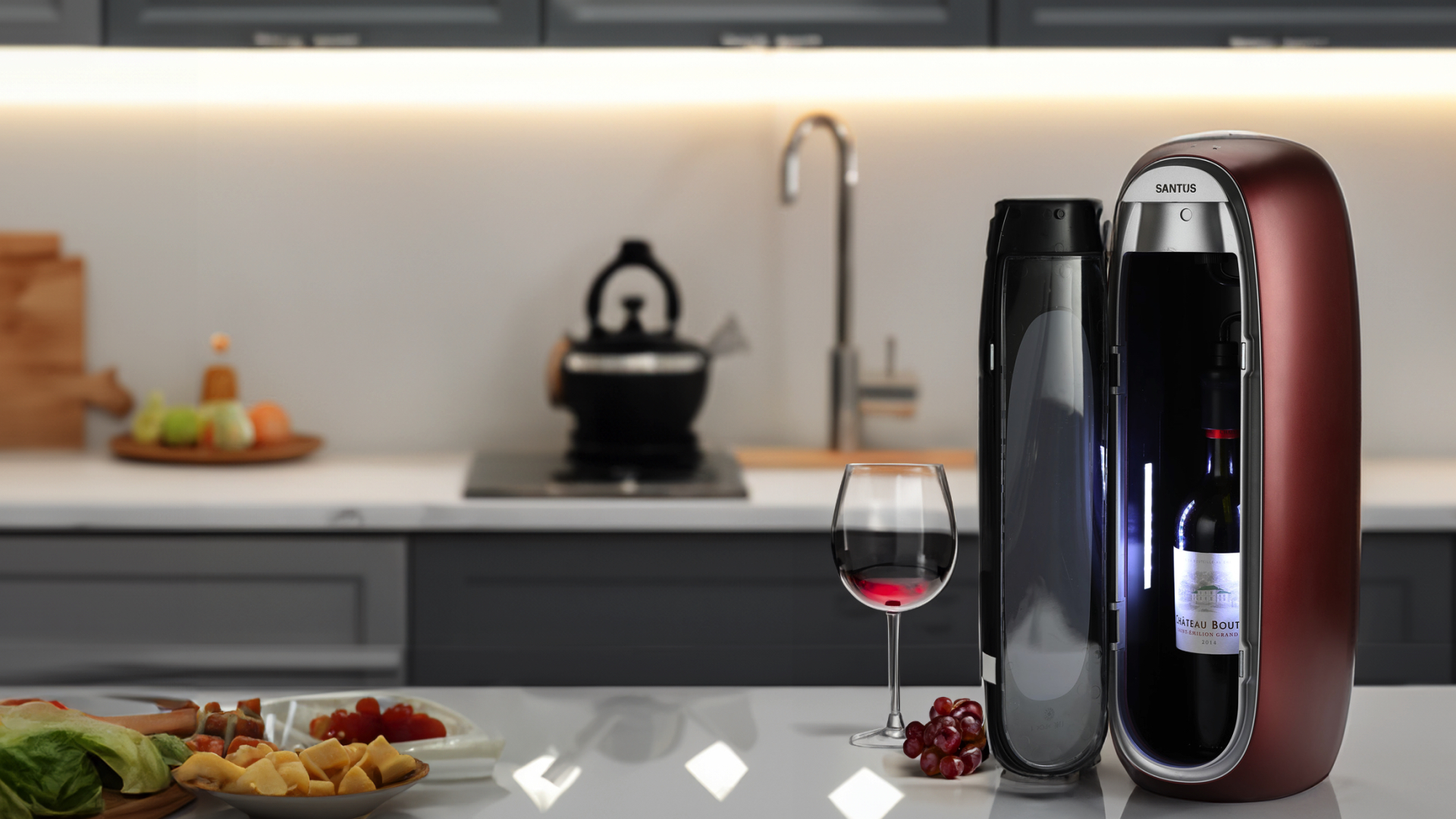 ワインの味と香りを長期間キープするワインディスペンサー『SANTUS™ | ニコニコニュース
