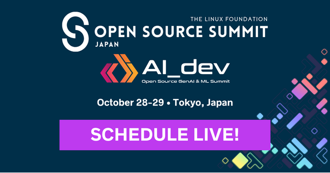 Open Source Summit Japan & AI_dev のスケジュールを公開 | ニコニコニュース
