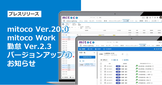 「mitoco」「mitoco Work 勤怠」をバージョンアップ | ニコニコニュース