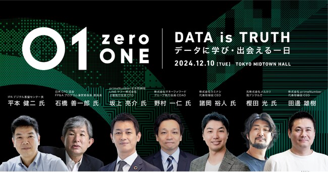 primeNumber社、データ活用事例を多様な分野のスペシャリストから学べるリアルイベント「01(zeroONE)2 | ニコニコニュース