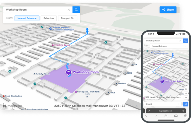 ジオテクノロジーズがMappedinの屋内デジタル地図ソリューションの販売を開始 | ニコニコニュース