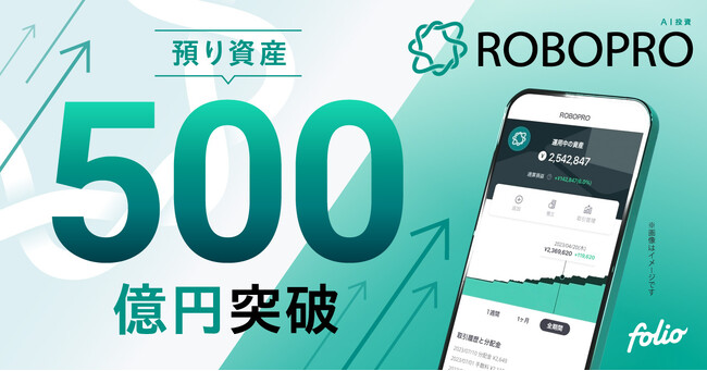 AI投資「ROBOPRO」 預り資産残高500億円突破のお知らせ | ニコニコニュース