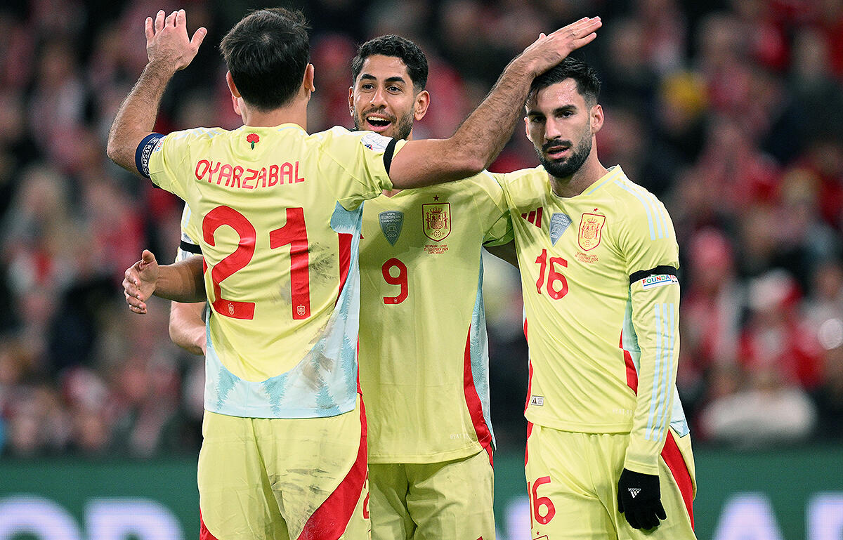 アジョセ・ペレス1G1Aのスペインが4連勝で首位通過決定！ 新生デンマークは黒星発進も2位でセルビアとの直接対決へ【U | ニコニコニュース