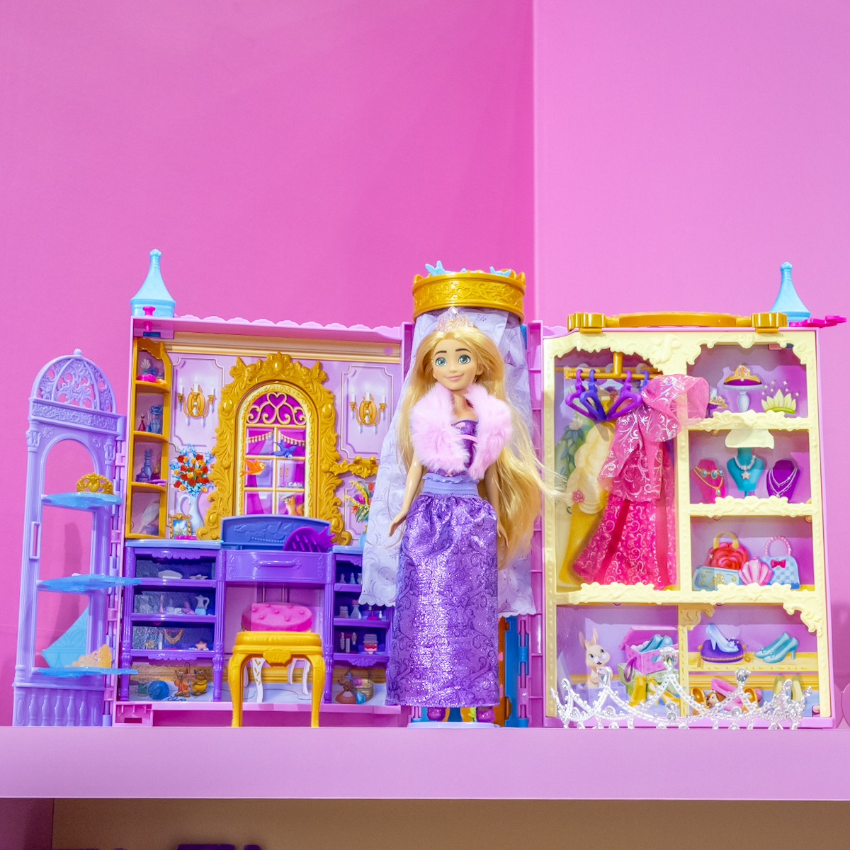 25個のアクセサリーがセットに！マテル「ディズニープリンセス ときめきクローゼット」 | ニコニコニュース