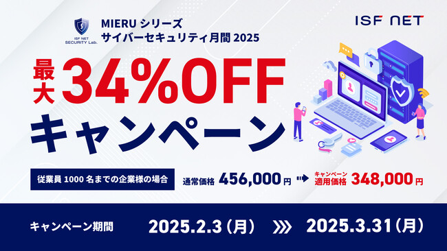 アイエスエフネットは「NISCサイバーセキュリティ月間2025」にあわせ、セキュリティソリューションを割引価格で提供 | ニコニコニュース