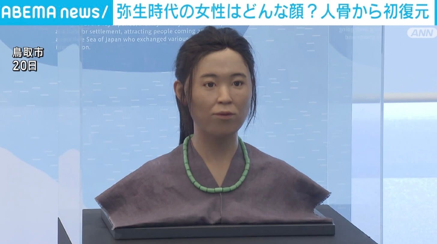 弥生時代の女性はどんな顔？人骨から初復元 | ニコニコニュース