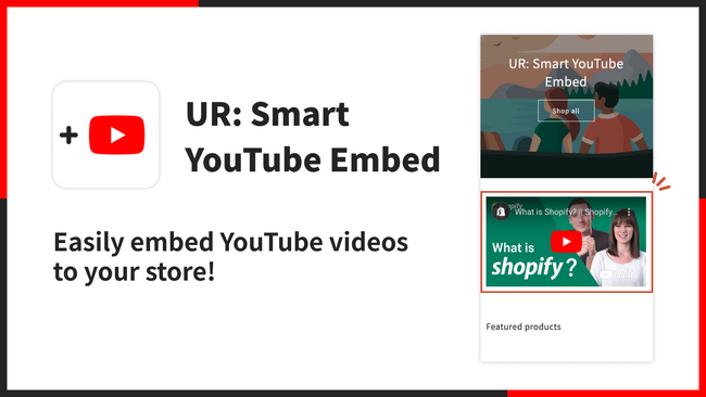 【海外向け】EC アプリ「UR: Smart YouTube Embed」を株式会社 UnReact がリリース | ニコニコニュース
