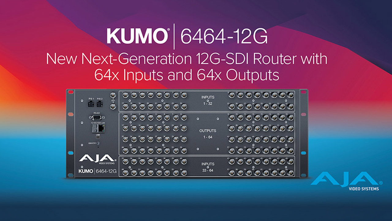 AJA、最新の12G-SDI大容量ルーター「KUMO | ニコニコニュース
