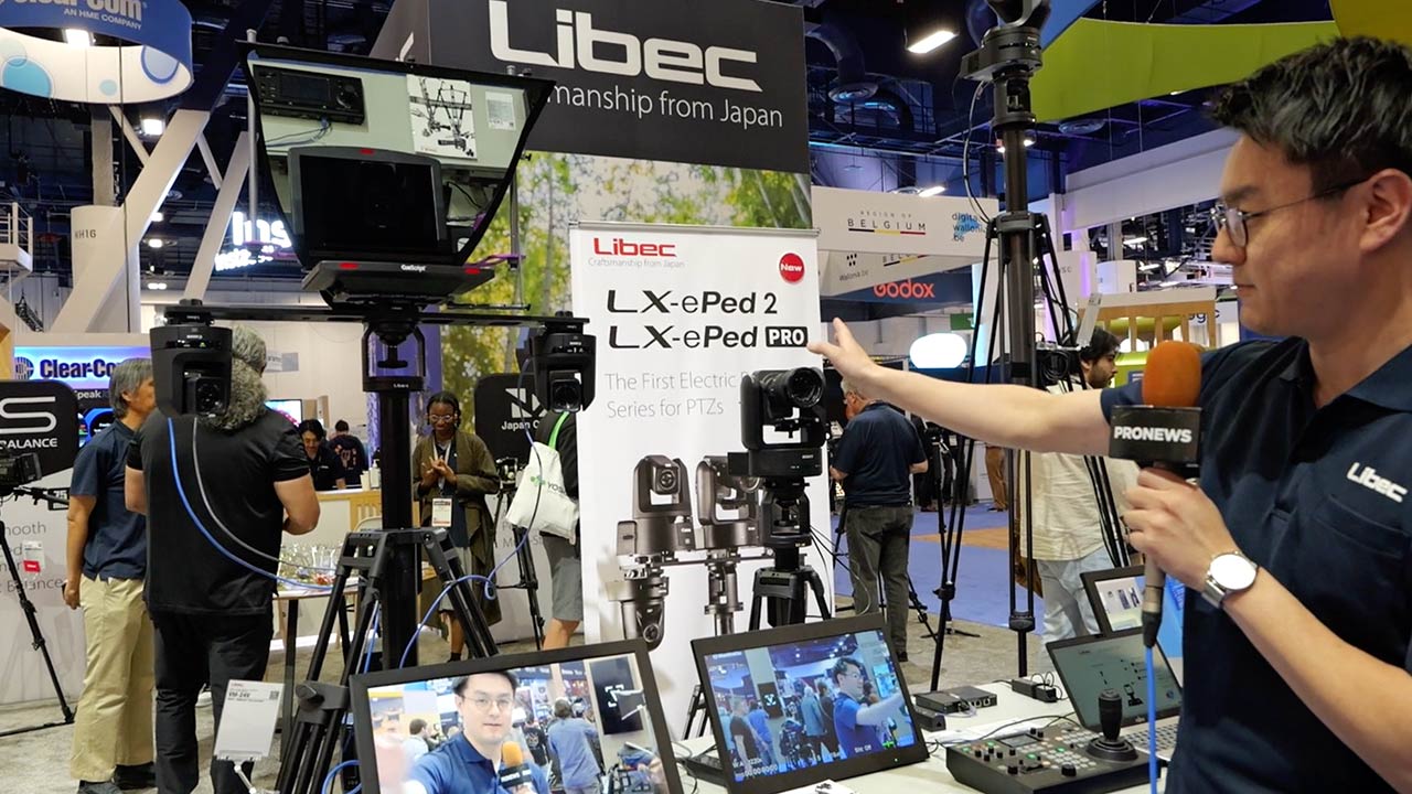 平和精機工業/Libec、「LX-ePed 2」「LX-ePed PRO」「QL40B」を海外初披露[NAB2025 | ニコニコニュース