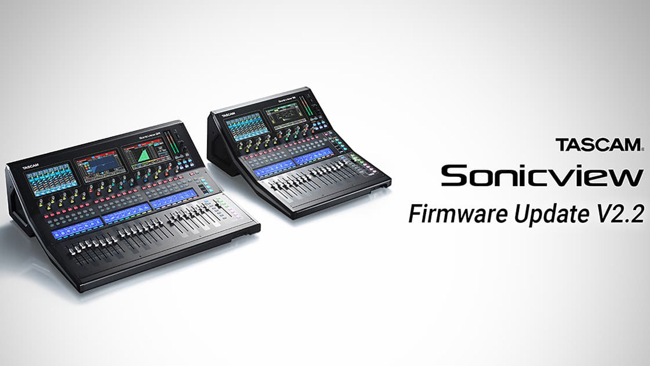 TASCAM、「TASCAM Sonicview 24/ 16」新ファームウェア公開。Ember+外部制御に対応 | ニコニコニュース