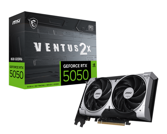 MSI、GeForce RTX(TM) 5050を搭載したグラフィックスカード「GeForce RTX(TM) | ニコニコニュース