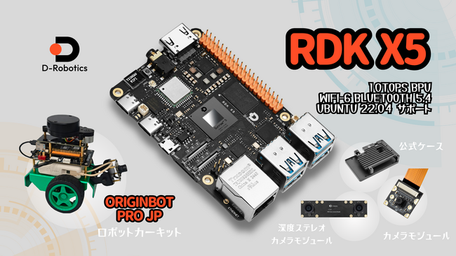 D-Robotics社のAI/ロボット向けシングルボードコンピュータ、「RDK | ニコニコニュース