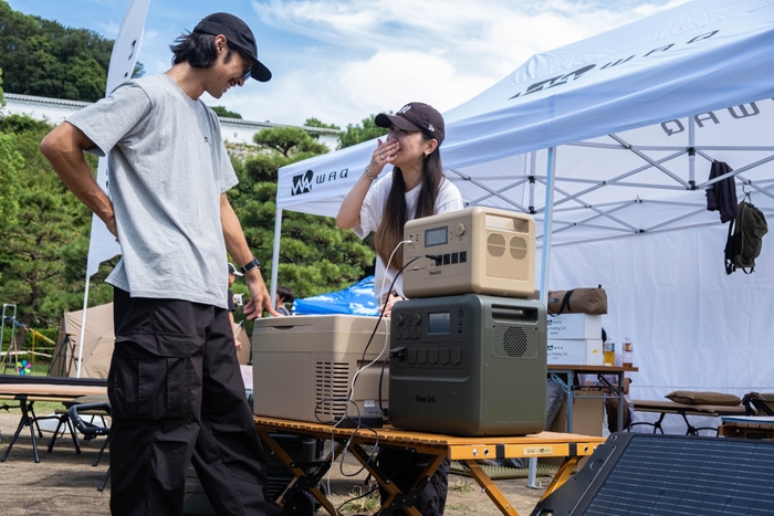 大阪・服部緑地にて開催の「わんニャス夏祭り」にて、ポータブル電源PowerArQ・ポータブル冷蔵庫ICEBERGなどを | ニコニコニュース