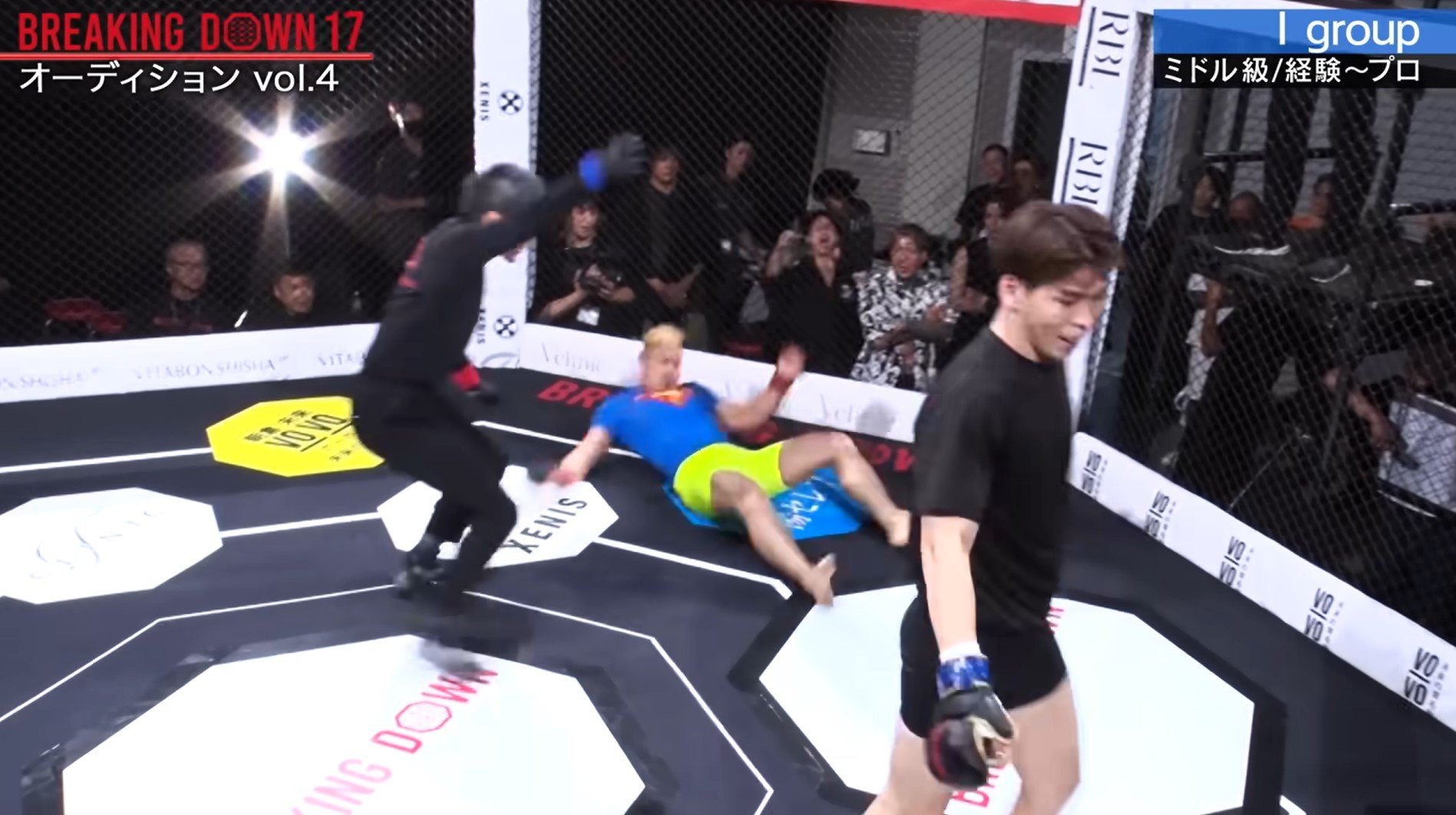 現役の元キック王者、BreakingDownで戦慄の右ハイKO 「えげつないな」会場騒然 | ニコニコニュース