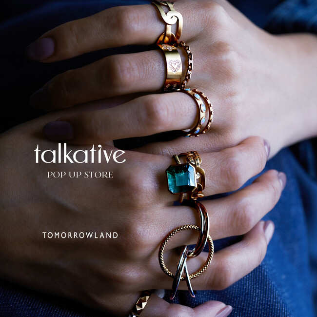 〈talkative（トーカティブ）〉POP UP STORE｜2025年10月2日～13日 | ニコニコニュース