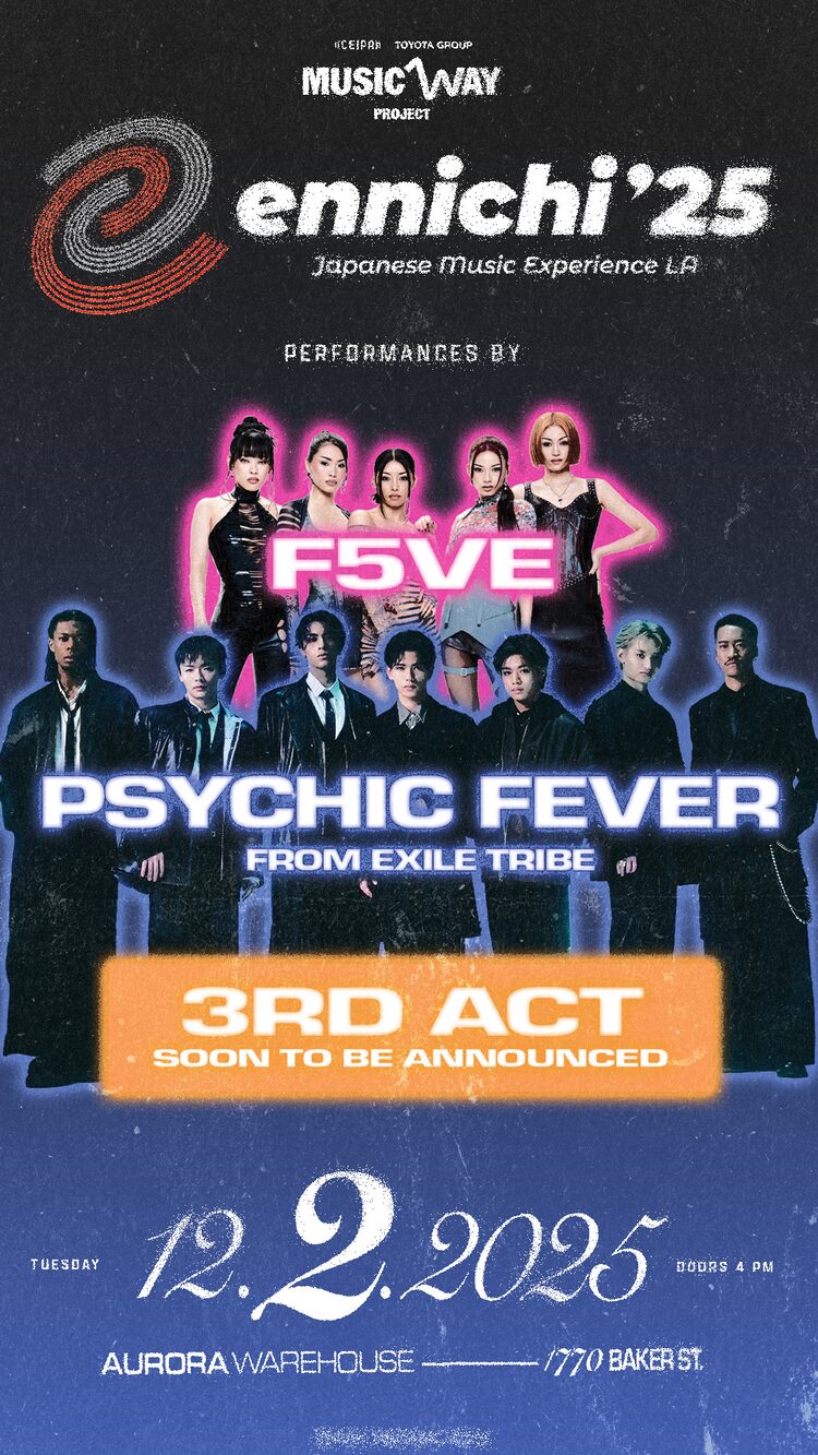 LA開催「ennichi ’25」にAwich、f5ve、JP THE WAVY、PSYCHIC FEVER出演 | ニコニコニュース
