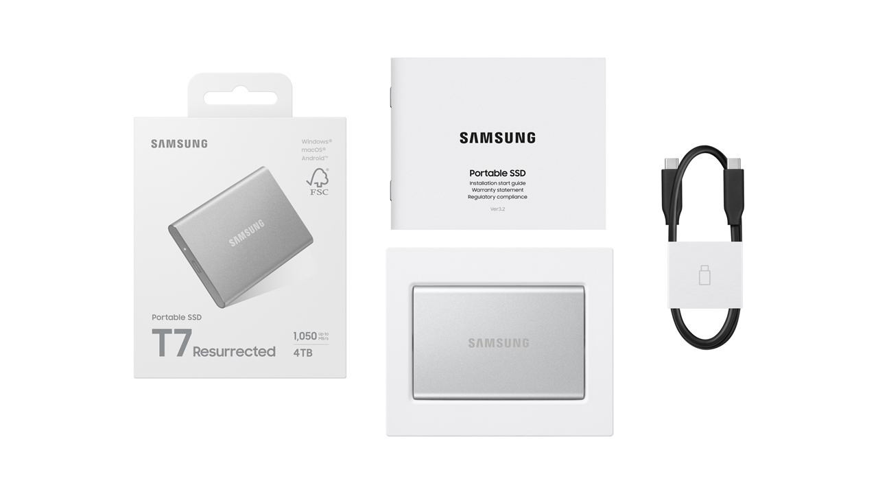 Samsung、 環境に配慮した高速SSD「Portable SSD T7 | ニコニコニュース