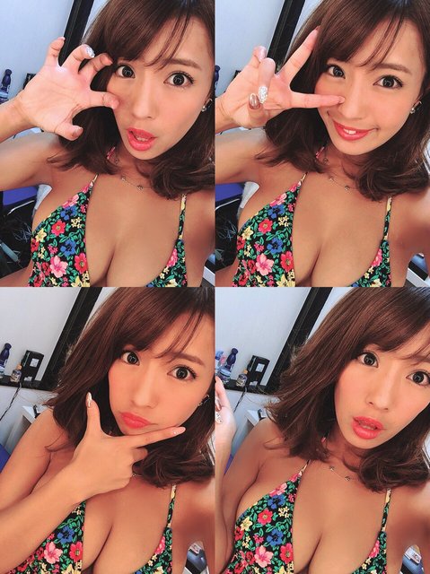“日本一黒いグラドル”・橋本梨菜が“黒さ際立つ花柄ビキニ”を披露!破けtシャツから覗くセクシー谷間ショットも ニコニコニュース