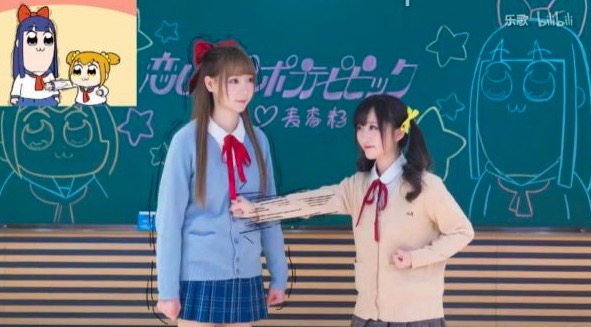 海外からも参戦！ 可愛いすぎる2人が『恋して♥ポプテピピック』を踊ってみた | ニコニコニュース