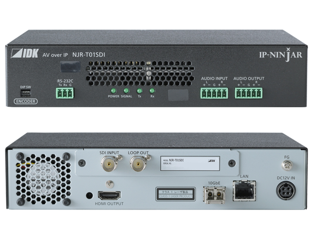 IDK、AV over IP製品IP-NINJARシリーズのSDI入力対応モデル「NJR-T01SDI」を発売 | ニコニコニュース