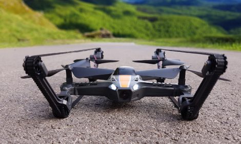 陸空征服するなんて！ 無限軌道を装着した新発想ドローン『X-TANKCOPTER』 | ニコニコニュース