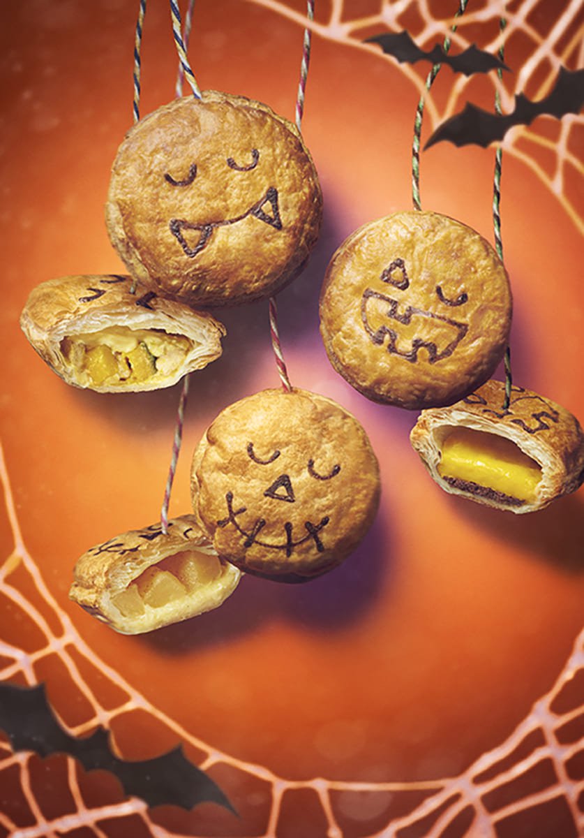 アップルパイのフローズンも登場！パイフェイス「Happy Halloween Pie face」 | ニコニコニュース
