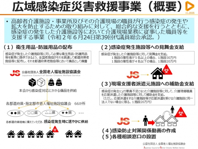 全国老施協 新型コロナウイルス感染症対応への「感染症対応備品」供給、「見舞金」支給事業を展開 | ニコニコニュース