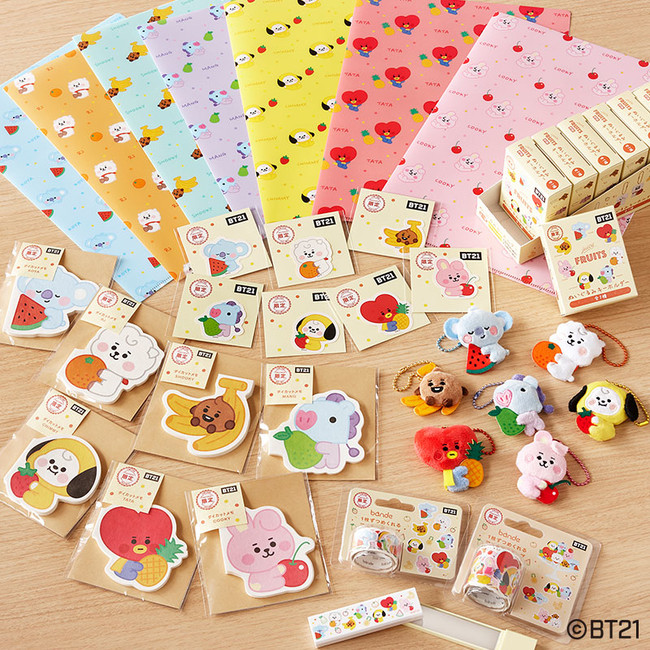 LINE FRIENDSのグローバル人気キャラクターブランド「BT21」TSUTAYA限定商品9月3日（金）発売 | ニコニコニュース